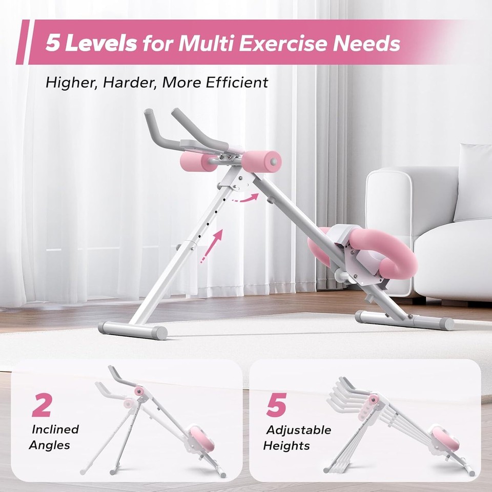 MERACH AB Adjustable Workout Equipment Fitness Machine Trainer For Home ...