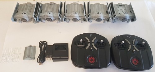 5 LOT Propel Star Wars Tie Advanced X1 RC Drone Battery Remote Charger ...