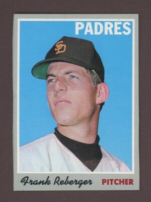1970 Topps #103 Frank Reberger San Diego Padres Blank Back Proof | eBay