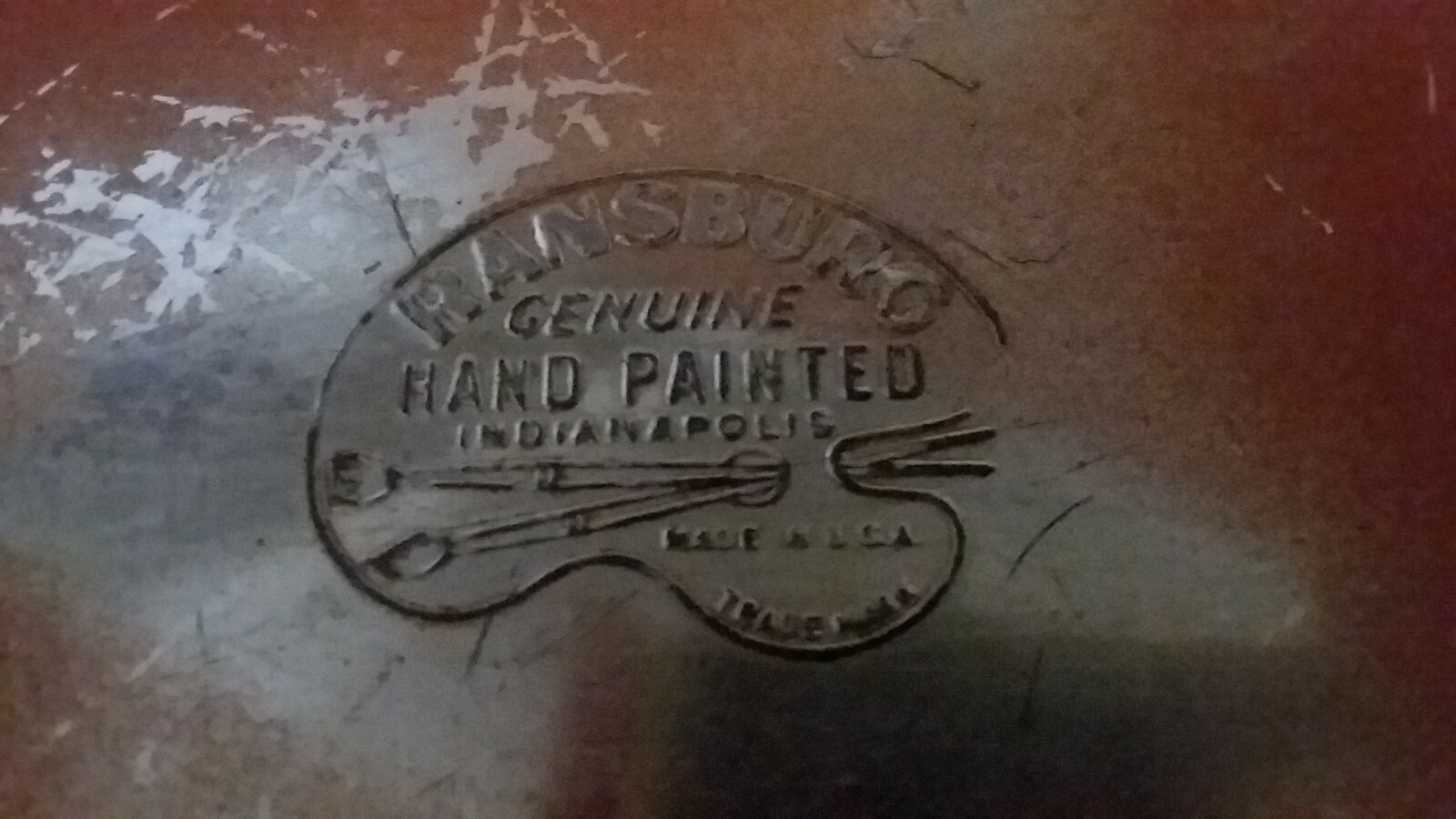 Vintage RANSBURG Hand Painted 40's 4 pc Metal Cannister Set -Terra ...