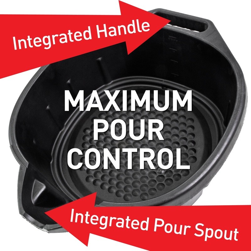 20 Quart Automotive Drain Pan Leak Proof Oil Change Container Heavy ...