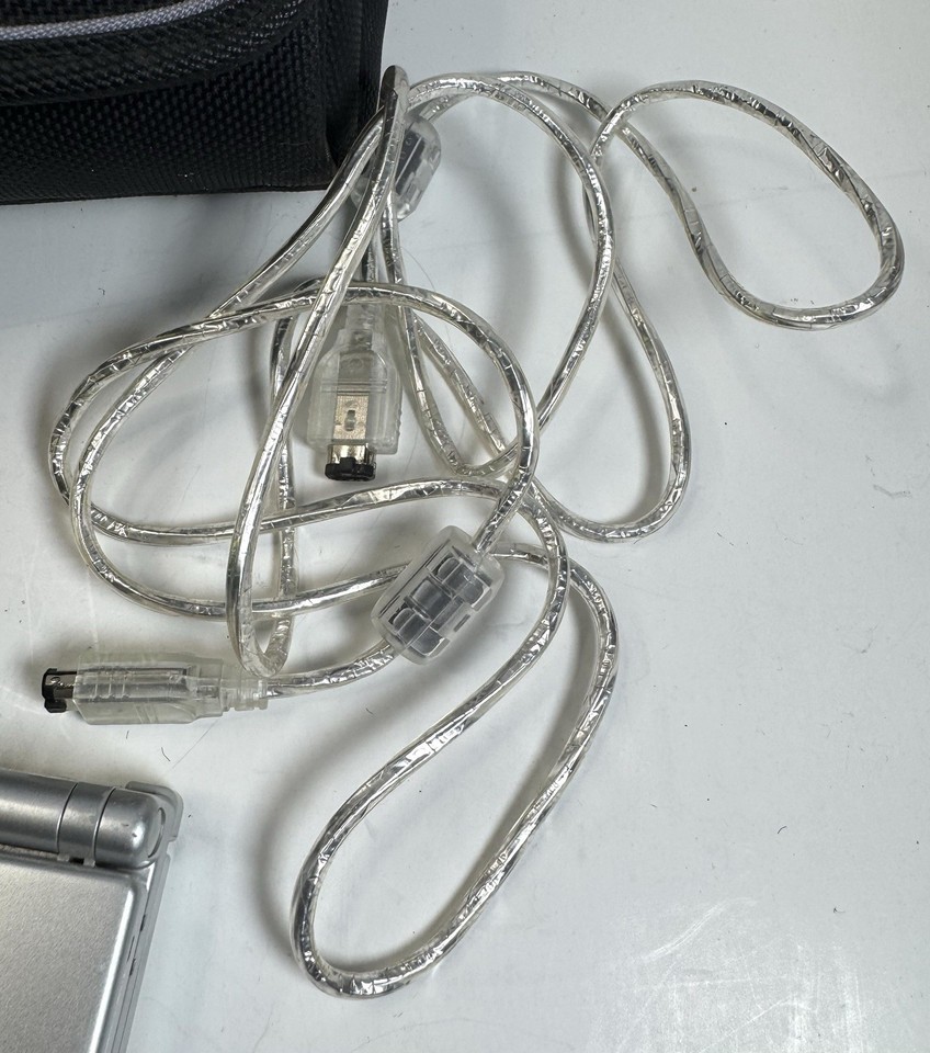 Nintendo Game Boy Advance SP Silver Bundle 2 Cases Cords & 12 Games | eBay