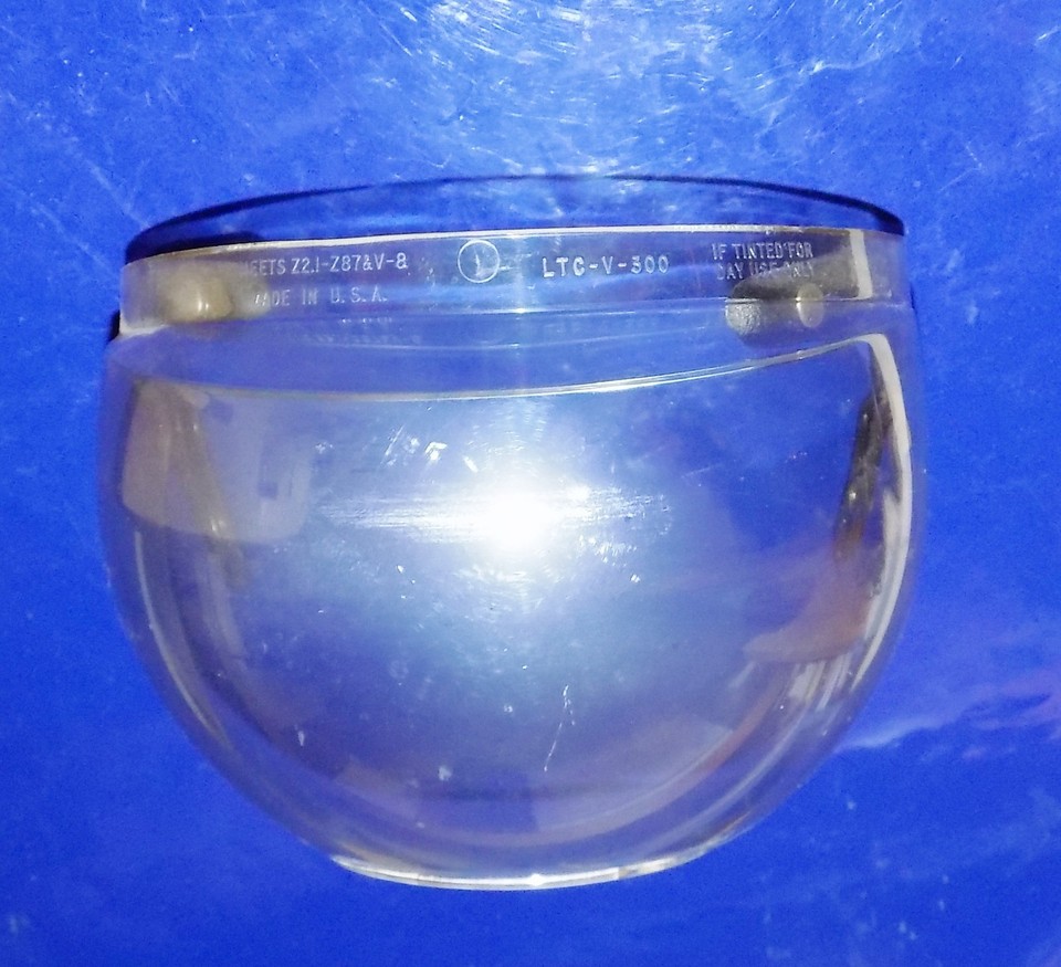 Vintage LTC-V-300 Motorcycle Helmet Face Shield | eBay