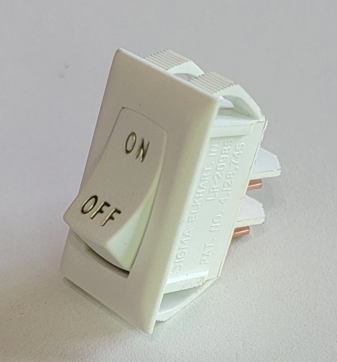 White Rocker Switch