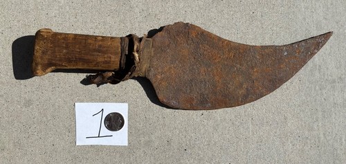 Antique Hand Made Native American Navajo Knife Iron Blade Primitive | eBay