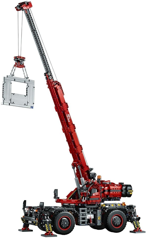 LEGO Technic Rough Terrain Crane 42082 Building Kit Gift Set Factory ...