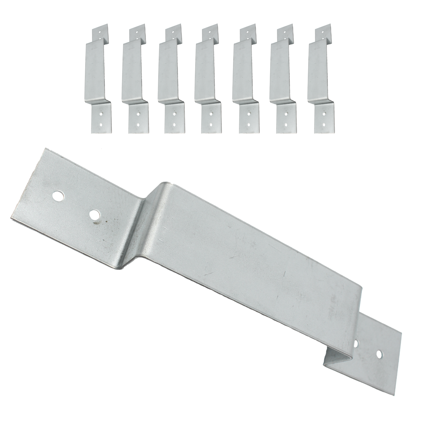 Fence Panel Security Bracket Post Anti-Theft Rattle Galvanised suit 4in ...