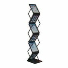Deflect-o Portable Expandable Concertina A4 Brochure Display Stand H ...