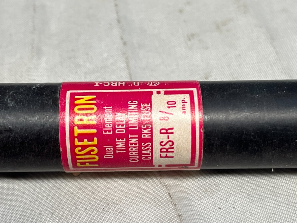 Bussmann Buss FRS-R-8/10 8/10 Amp Fuse FRSR8/10 Fusetron TIME DELAY | eBay