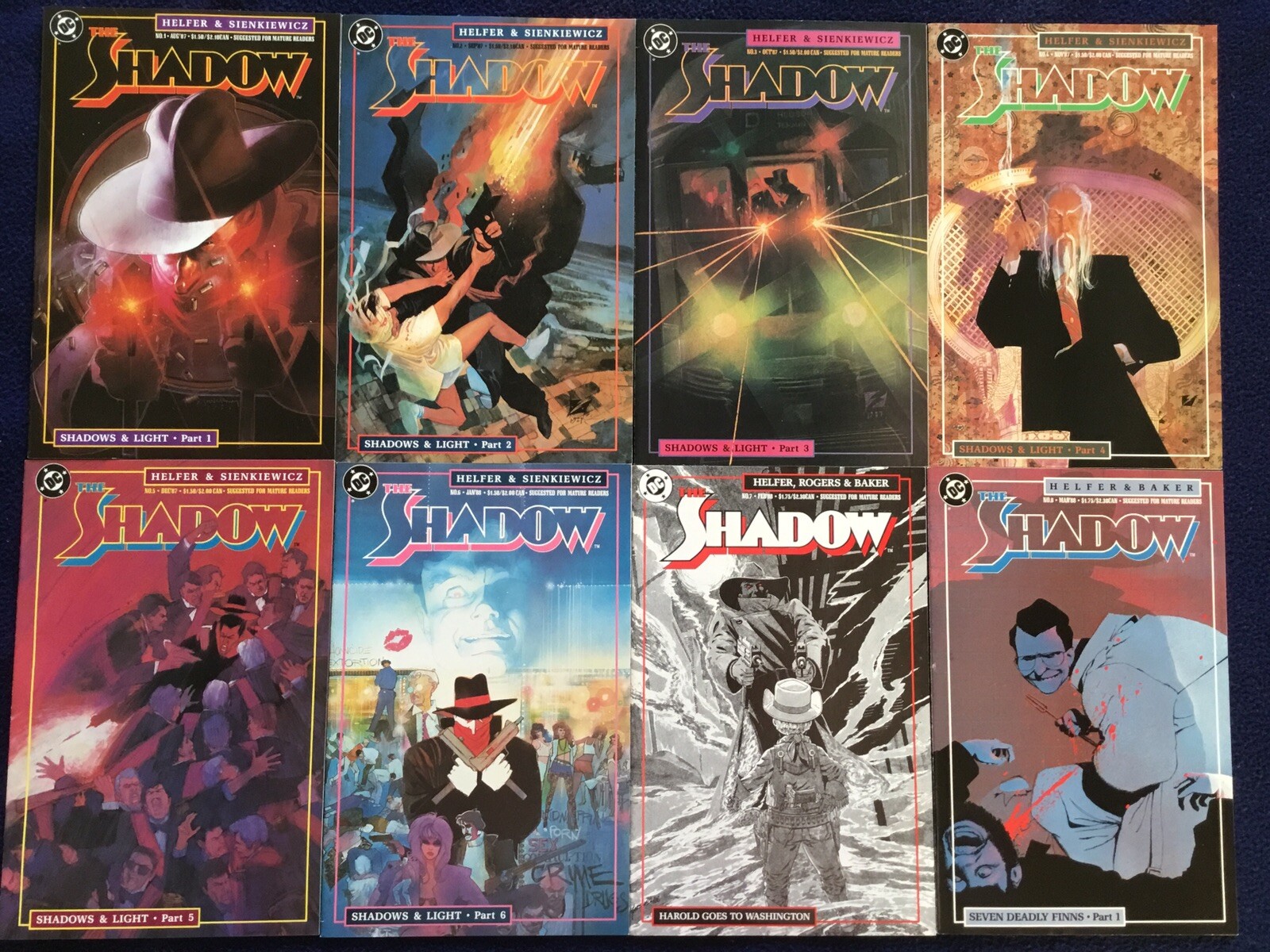 The Shadow 1-17 & Annual 1 (1988) DC Comics Andrew Helfer | eBay