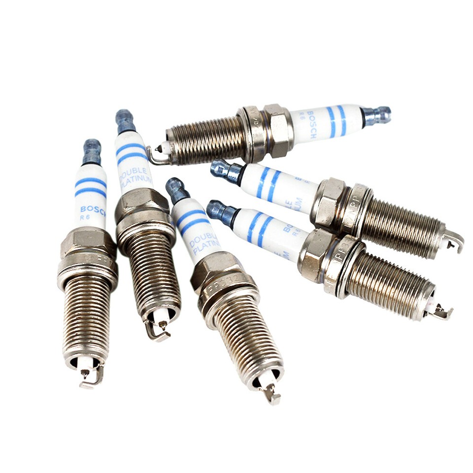 6PCS Bosch Spark Plugs Platinum For BMW X3 X5 328i 528i 525i 530i ...