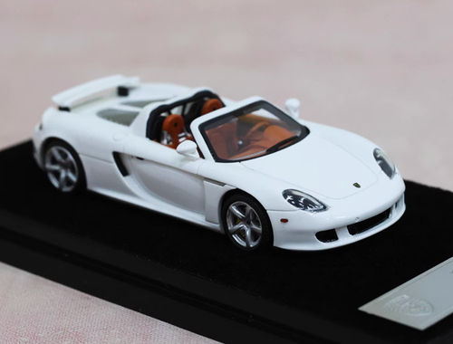 YY 1:64 White Carrera GT Convertible Racing Sports Model Diecast Resin ...