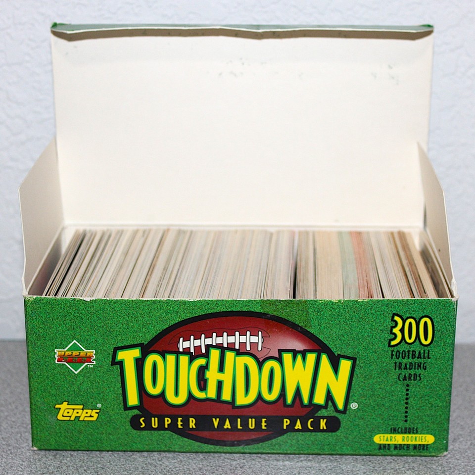 1997 Topps Touchdown Super D.E.C.K Super Value Pack about 300 cards ...