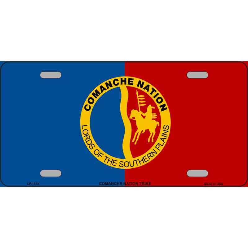 Comanche Nation Flag Metal Novelty License Plate Tag LP-1874 | eBay