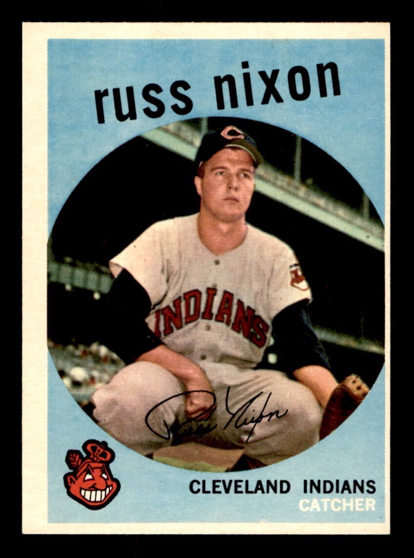1959 Topps Baseball #344 Russ Nixon EX/MT *e2 | eBay