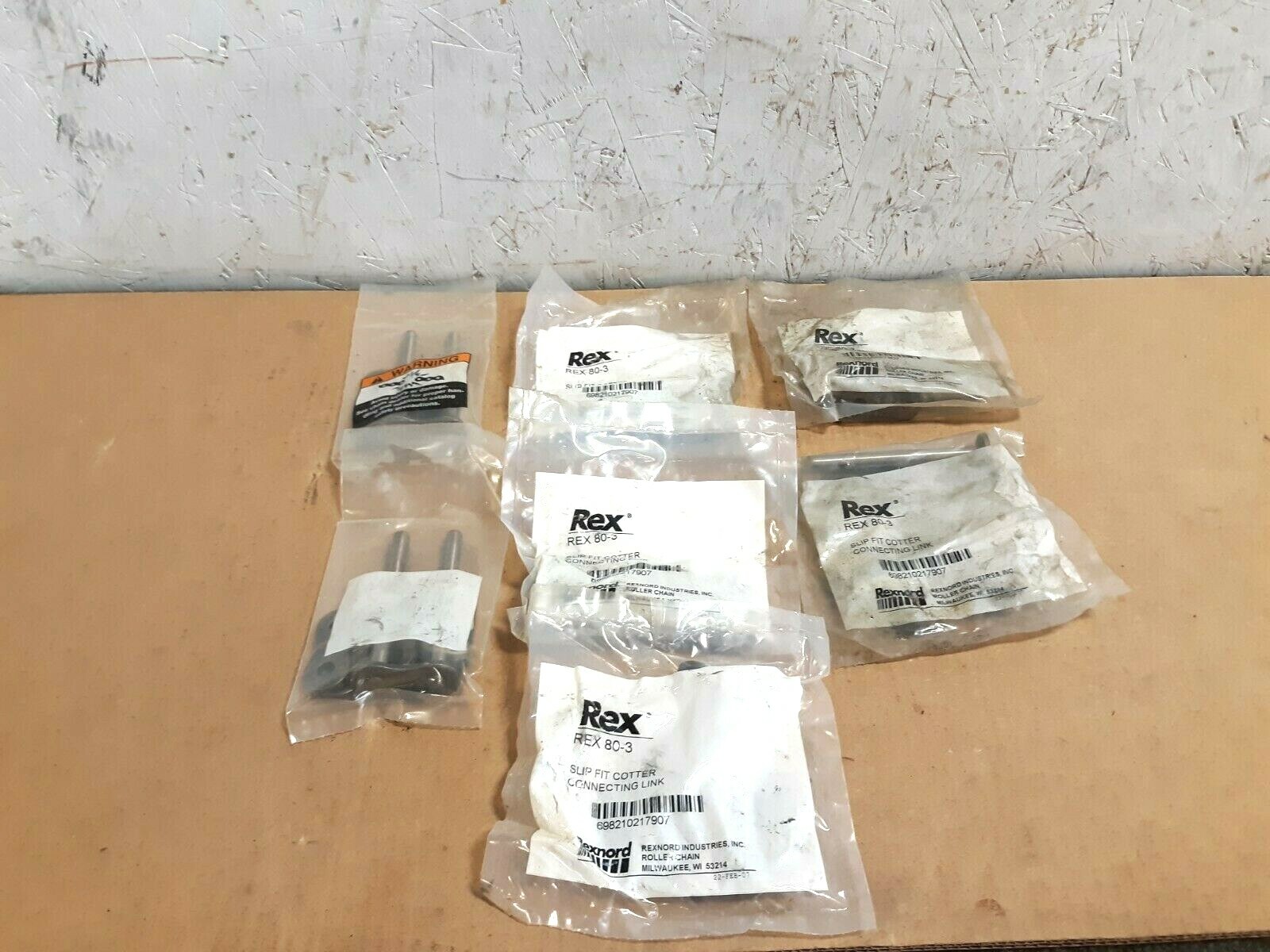 *NEW* (7) Rexnord REX 80-3 Roller Chain Connectors K151 | eBay