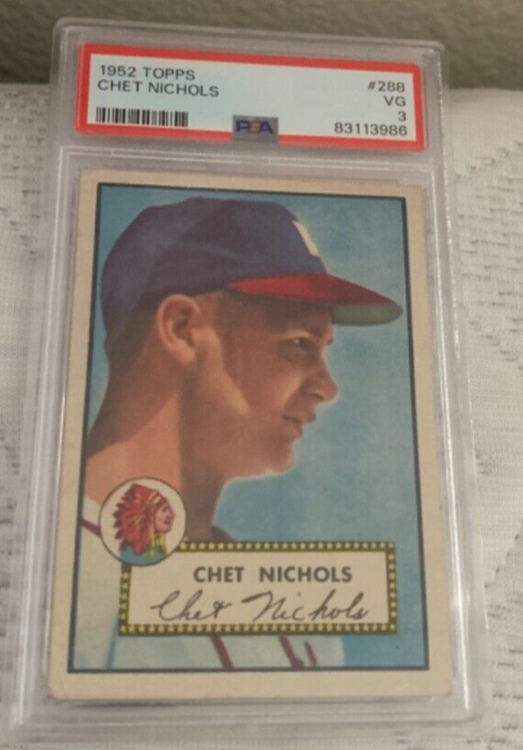 1952 Topps - Semi-High # #288 Chet Nichols (RC) for sale online | eBay
