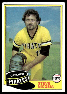 1981 Topps Steve Nicosia #212 Pittsburgh Pirates Baseball Card | eBay