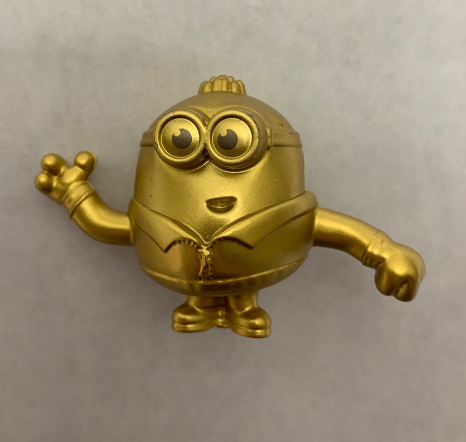2020 Minions The Rise of Gru McDonald's Gold Minion Golden Happy Meal ...