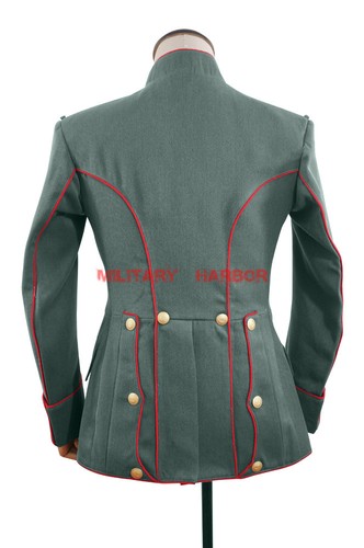WWI German Empire Uhlan red pipped officer gabardine tunic ULANKA | eBay