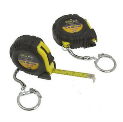 1.5m Mini Retractable Tape Measure Keyring Key Chain Measuring Tool ...