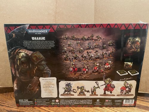 Warhammer 40k Lot Beast Snagga Orks Box Army Set Sealed NIB OOP Games ...