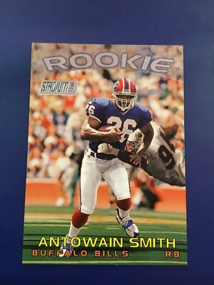 1997 Topps Stadium Club # 243 ANTOWAIN SMITH Rookie Rc Buffalo Bills ...