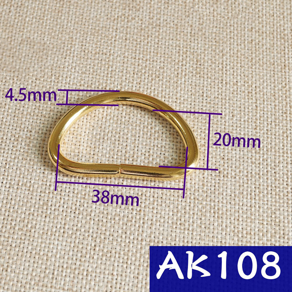 20 X BRASS bifurcated D Ring Chain LeatherCraft Hardware Luggage ...