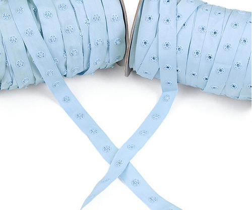 US seller- 2YDS Plastic Snap Tape Polyester Ribbon Hook & Costume Snaps ...