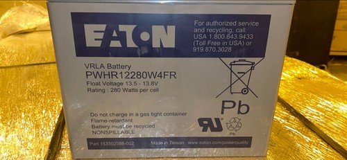 Eaton Battery PWHR12280W4FR 75 Amp Solar Audio UPS '15 | eBay