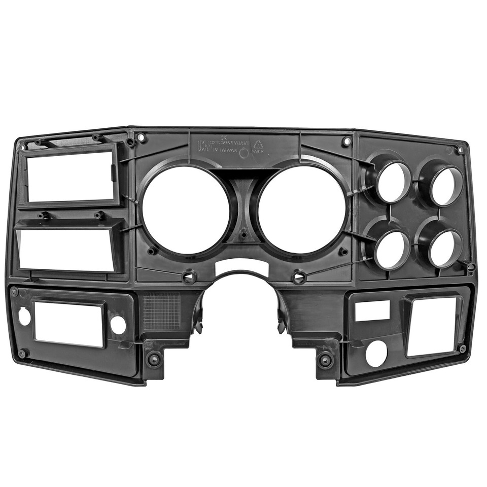 1978 1979 1980 Chevy PU Truck Dash Bezel w/AC Hole Black Plastic New ...