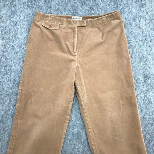 Pendleton Corduroy Pants Womens Size 14 Relaxed Straight Tan Stretch ...