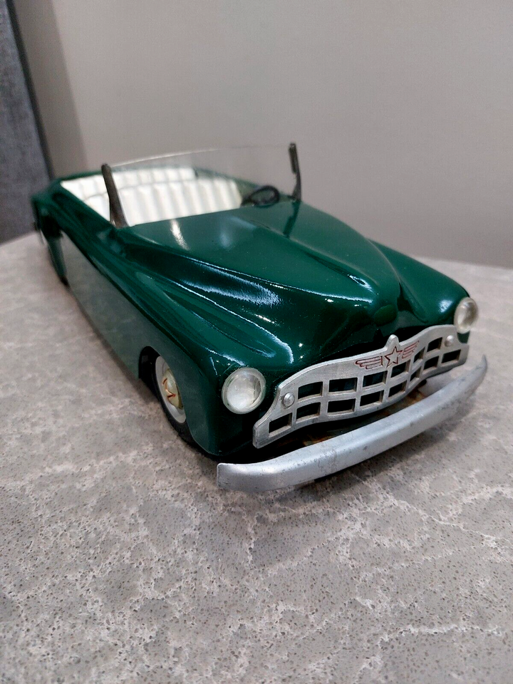 Vintage USSR Tin Metal Toy ZIM GAZ BIG 35 cm. Car Cabrio Limousine ...