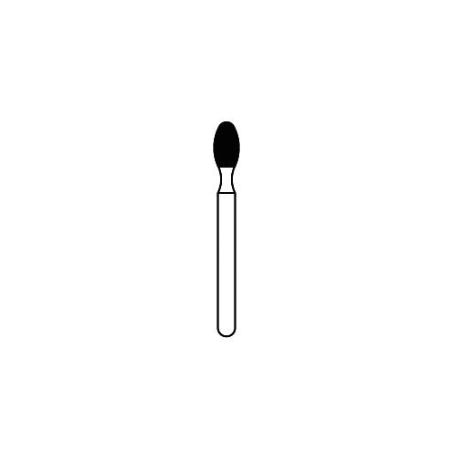Premier Dental 379023F Solo FG 1900F Egg Shaped Fine Grit Red Diamond ...