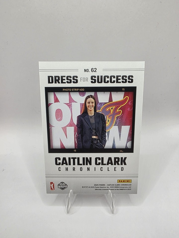 2025 Panini Caitlin Clark Chronicled Dress for Success #62 Holo | eBay