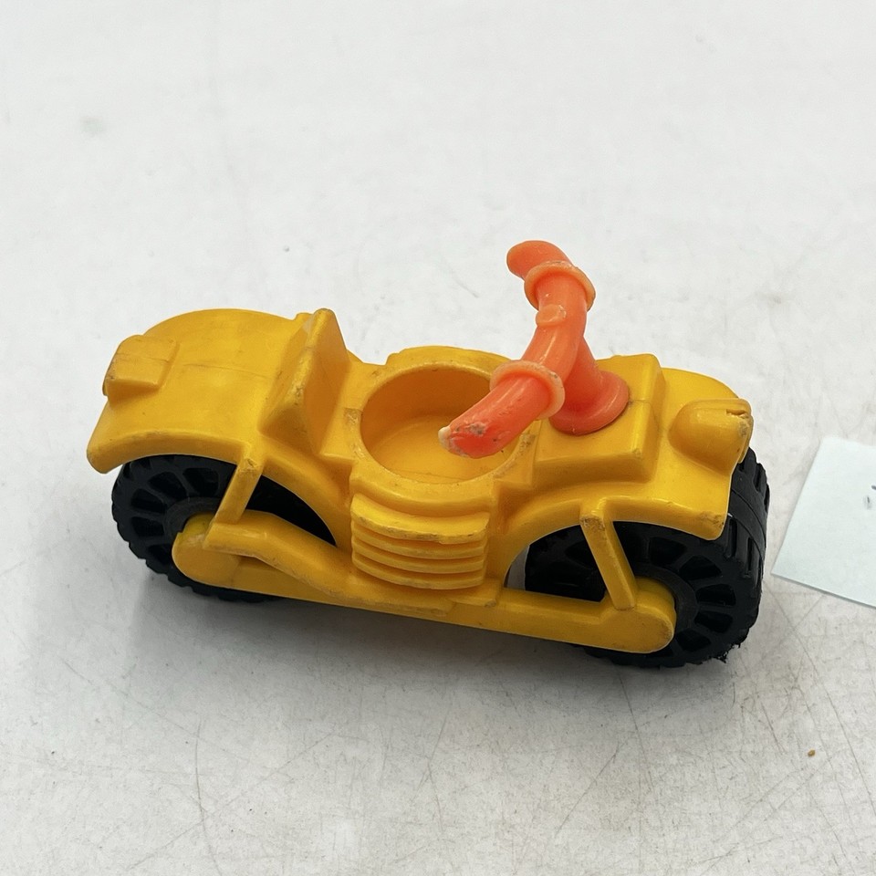 VTG Fisher Price Little People 994 PLAY FAMILY Camper Yellow Motorcycle ...