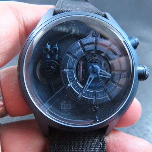 New Elz The Electricianz Skeleton Dial Quartz Men Watch | eBay