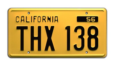 American Graffiti | Screen Accurate | THX 138 | Metal Stamped Prop ...