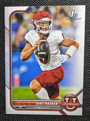 Jake Haener 2021- 2022 1st Bowman University #78 Fresno State/ Saints ...