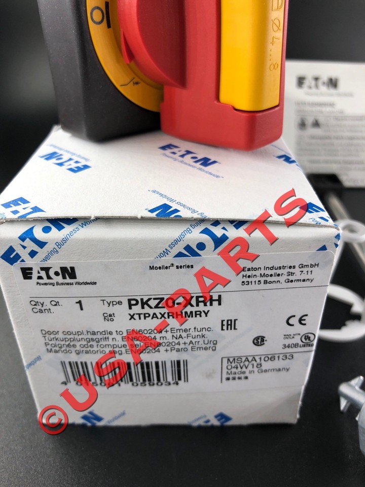 EATON Moeller PKZ0-XRH Door Coupling Handle XTPAXRHMRY ** NEW IN BOX ...