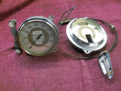 1937 Ford Speedometer and Gauge Cluster Assembly | eBay
