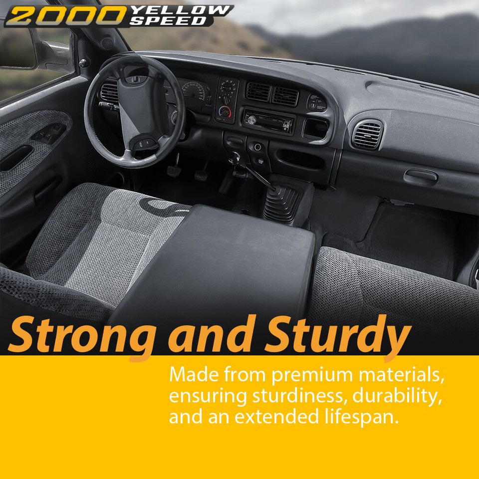 Dash Dashboard Core Structure Frame Single Aux Gray Fit For 98-01 Dodge ...