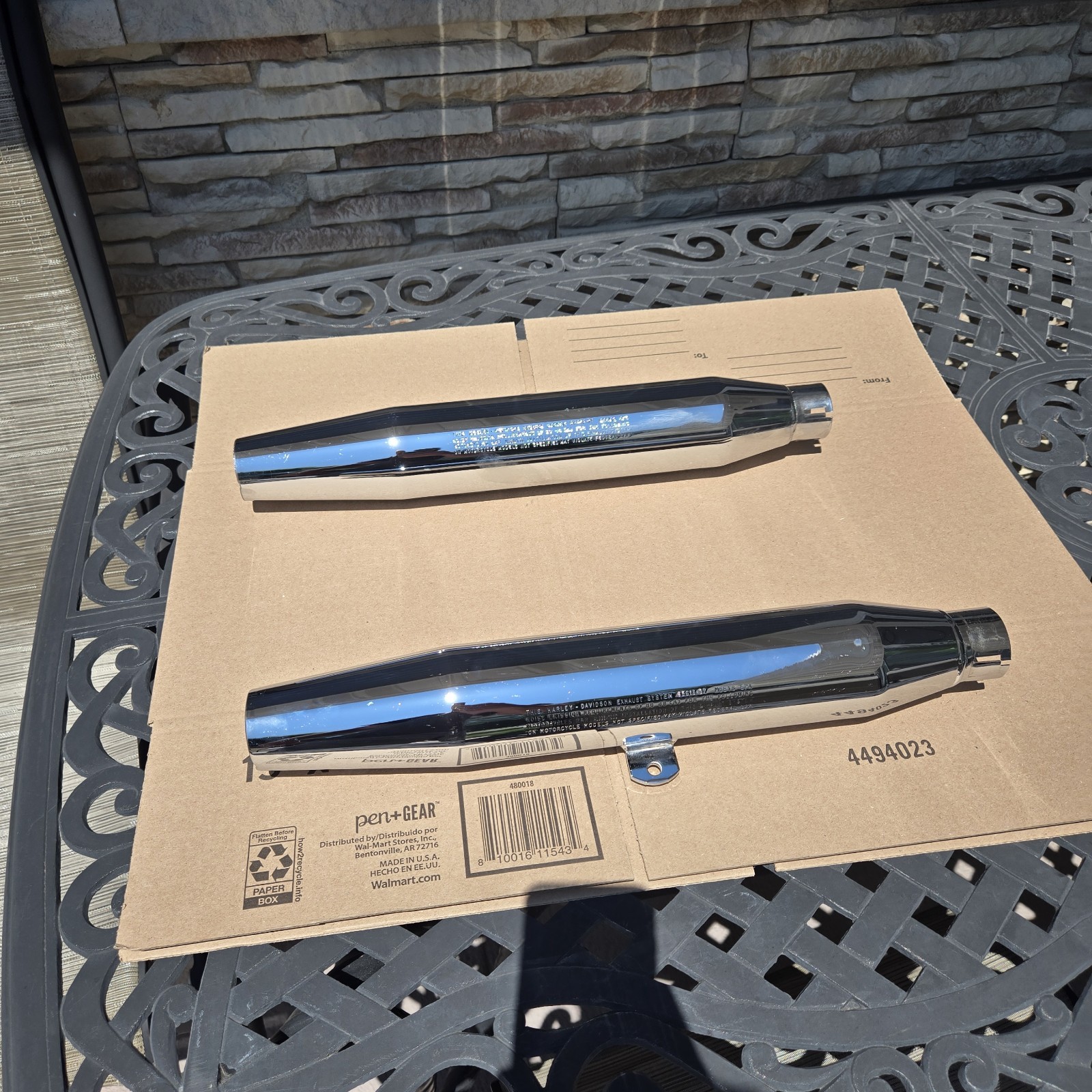 Harley Davidson Genuine Stock Mufflers 65613-97 65605-97 | eBay