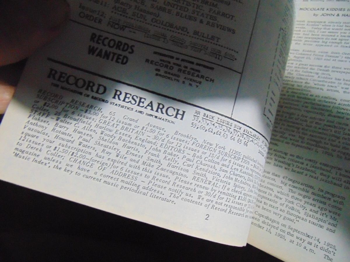 Research Information Magazine
