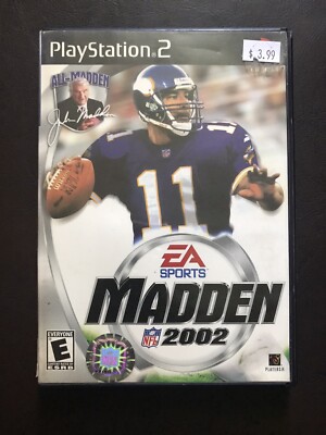 EA Sports Madden NFL 2002 Sony PlayStation 2 PS2 | eBay