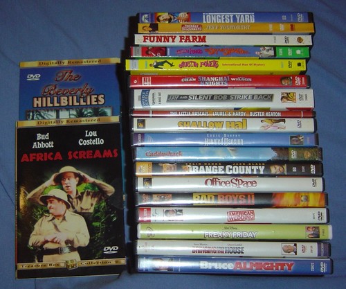 Collection Lot of Funny Comedy DVDs (20 Movies, All Sealed or Tested ...