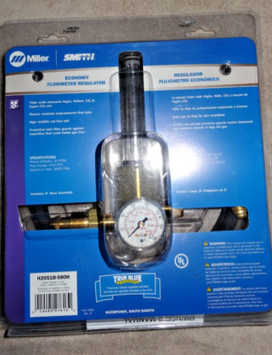 Miller H2051B-580H Economy Flowmeter Regulator 50 PSI with Hose | eBay