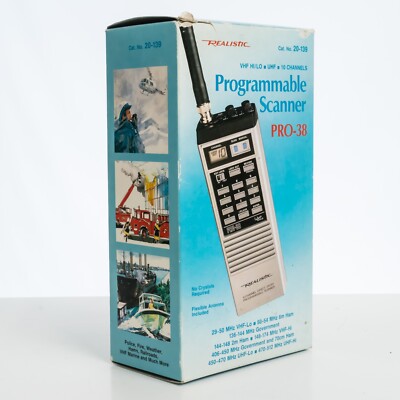 Realistic Pro-38 10 Channel Direct Entry Programmable Scanner | eBay