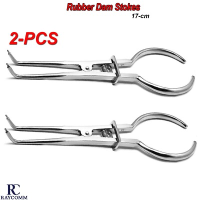 Dental Stokes Rubber Dam Clamp Forceps Restorative Orthodontic Lab ...