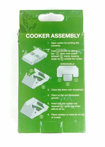 Genuine British Army Bcb Folding Cooker Stove Multi Fuel Hexi Gel ...